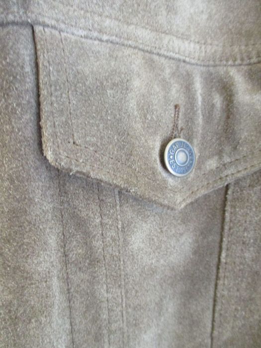Gap Vintage GAP Brown Suede Trucker Jacket L XL | Grailed
