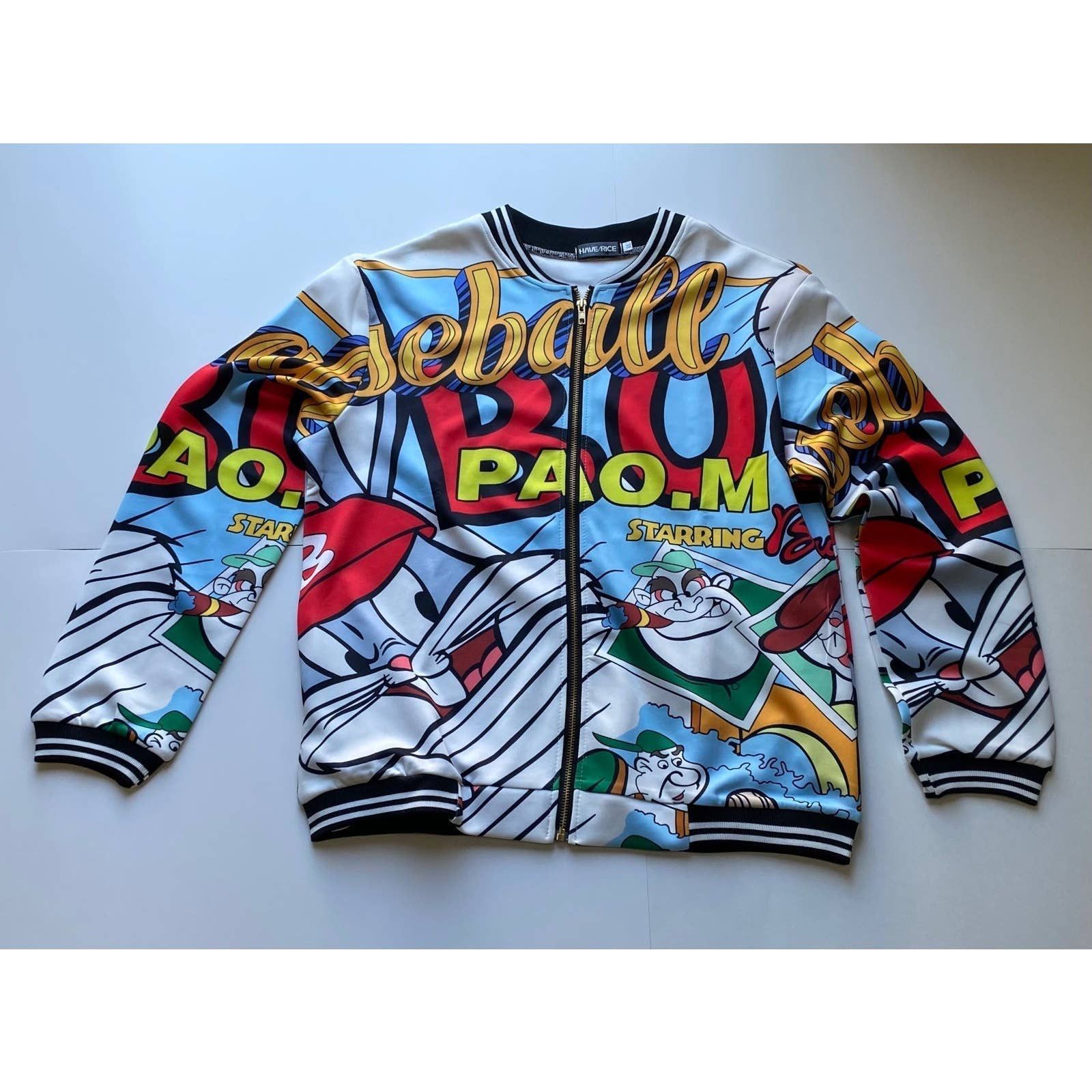 Absent jacket cartoon character printed. Chest 22". Free size. | Grailed