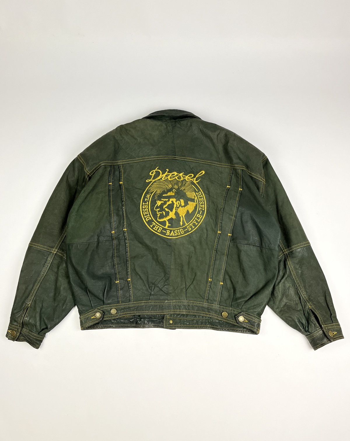 Diesel × Leather Jacket × Vintage Vintage Diesel Leather Jacket | Grailed