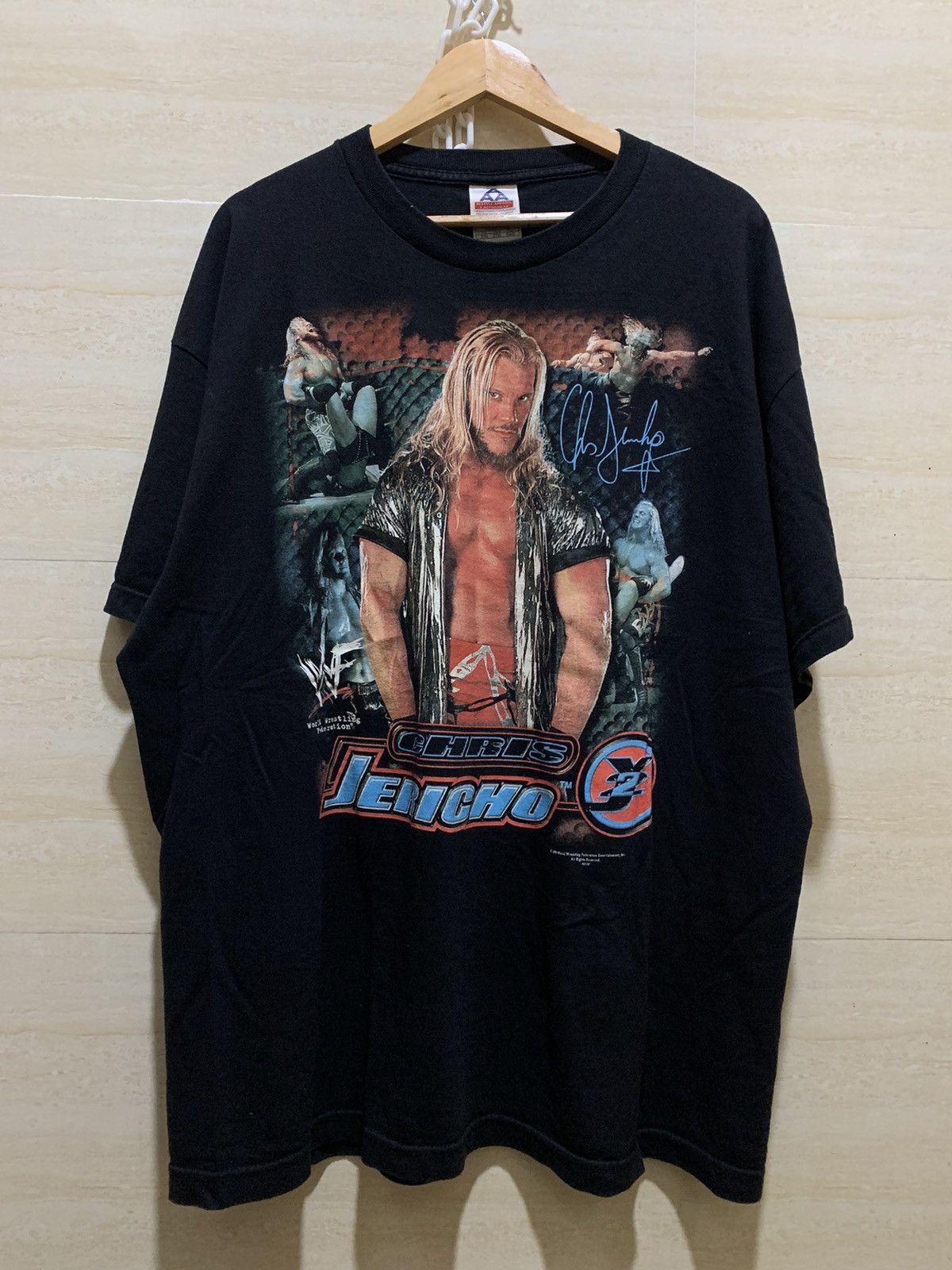 Wcw/Nwo × Wwe × Wwf vintage wwf chris jericho shirt | Grailed