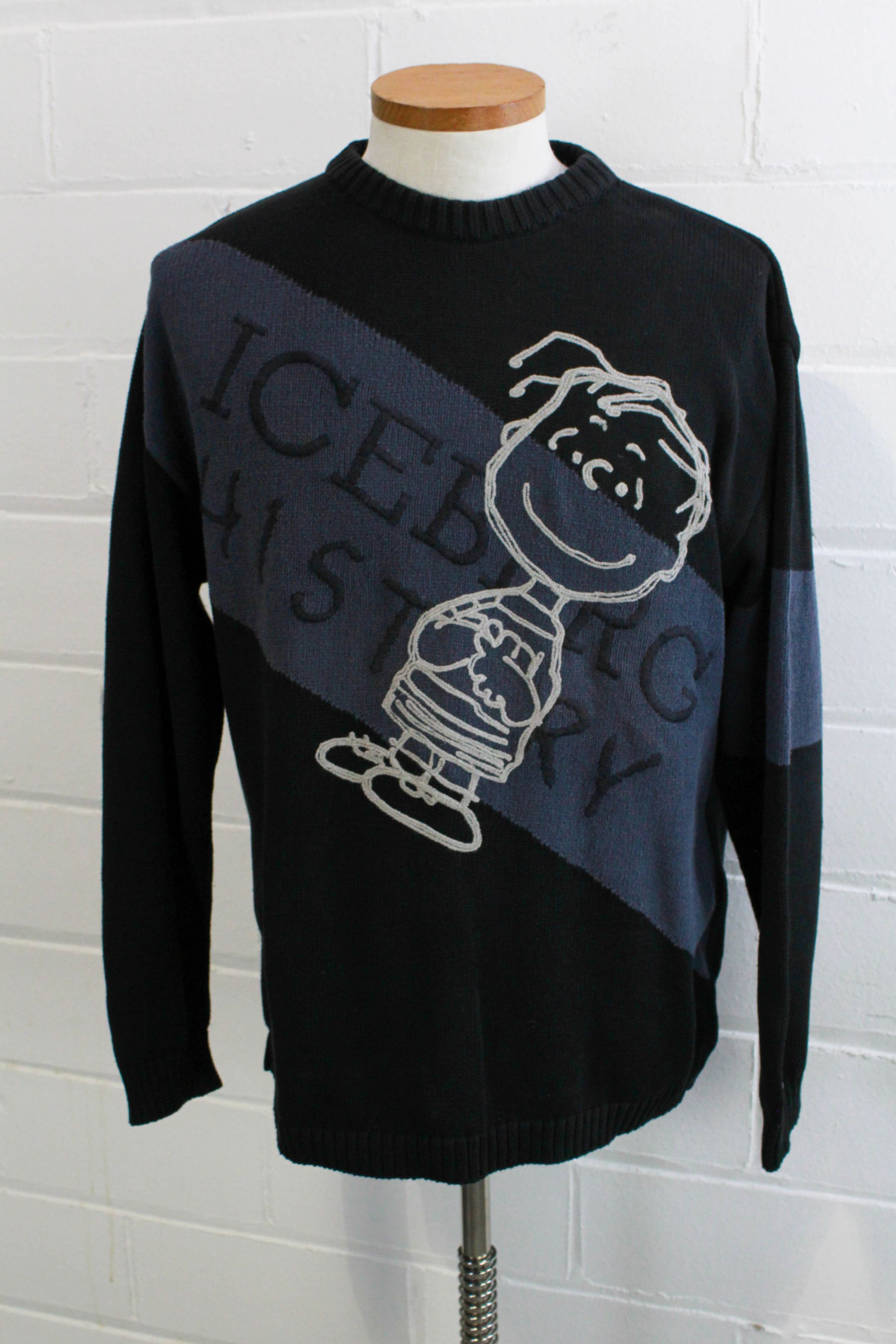 Iceberg History Iceberg History Linus Sweater, Peanuts Linus Knit ...