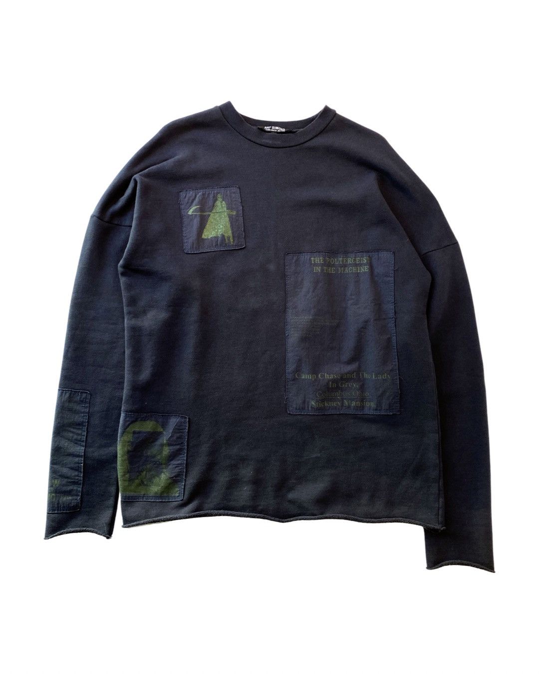Raf Simons Raf Simons AW05 Poltergiest Patch Crewneck | Grailed
