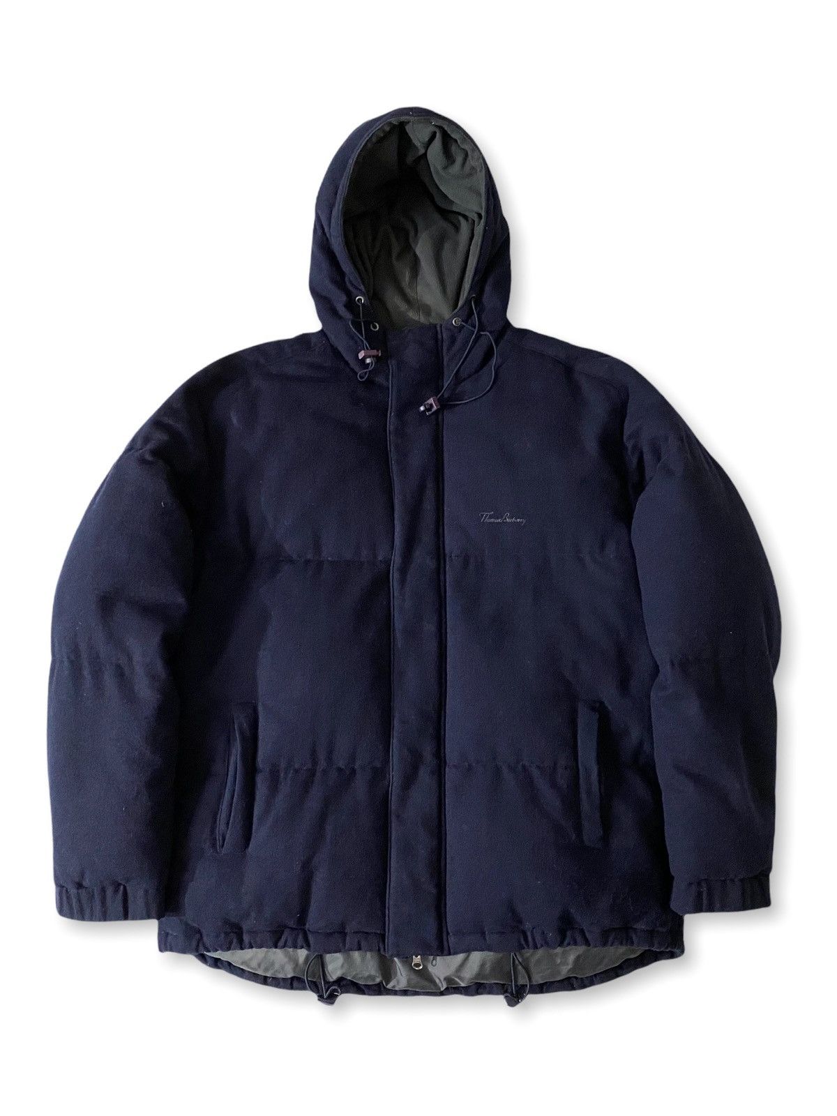 Vintage Burberry by Thomas Burberry Wool Puffer Vintage Jacket | Grailed