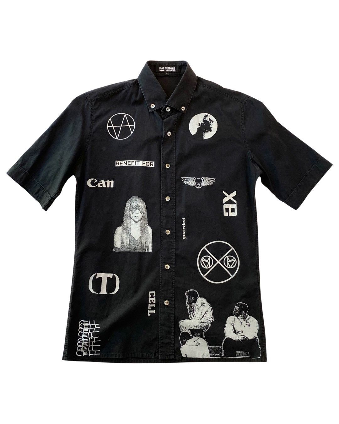 Raf Simons Raf Simons SS03 Consumed Cell Camp Shirt | Grailed