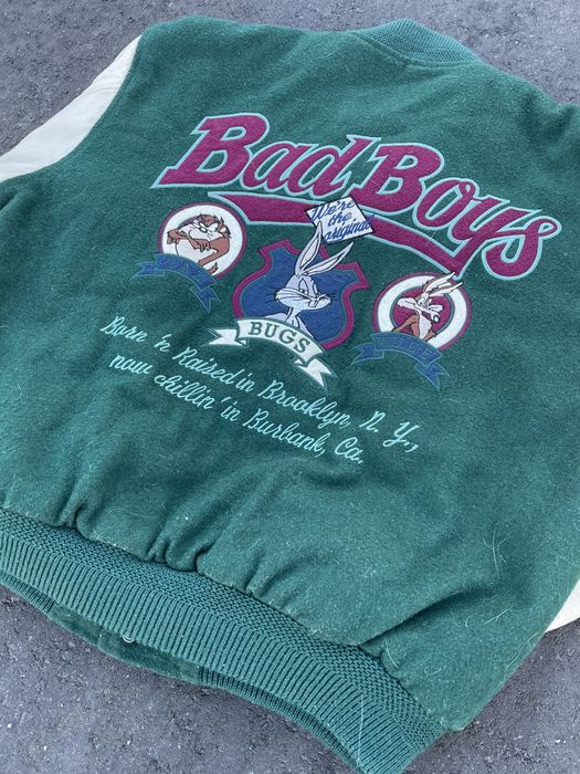 Vintage 1990s “ORIGINAL BAD BOYS” WARNER BROS VARSITY JACKET | Grailed