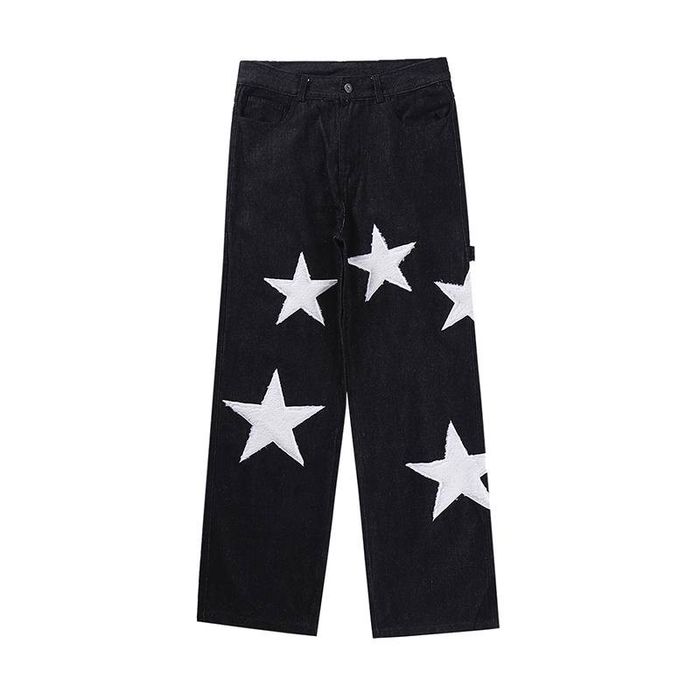 Vintage punk pants with stars | Grailed