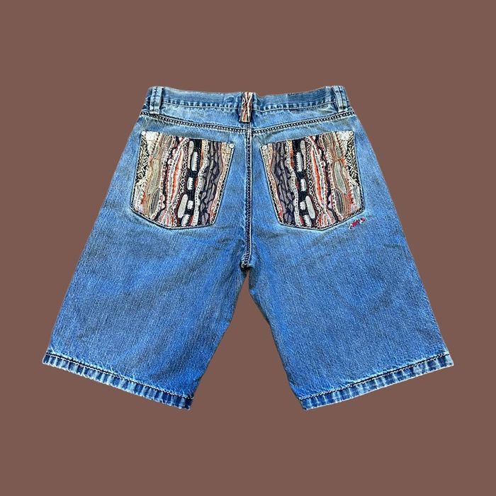 Coogi Vintage 2000s Y2K Coogi Sweater Denim Shorts | Grailed