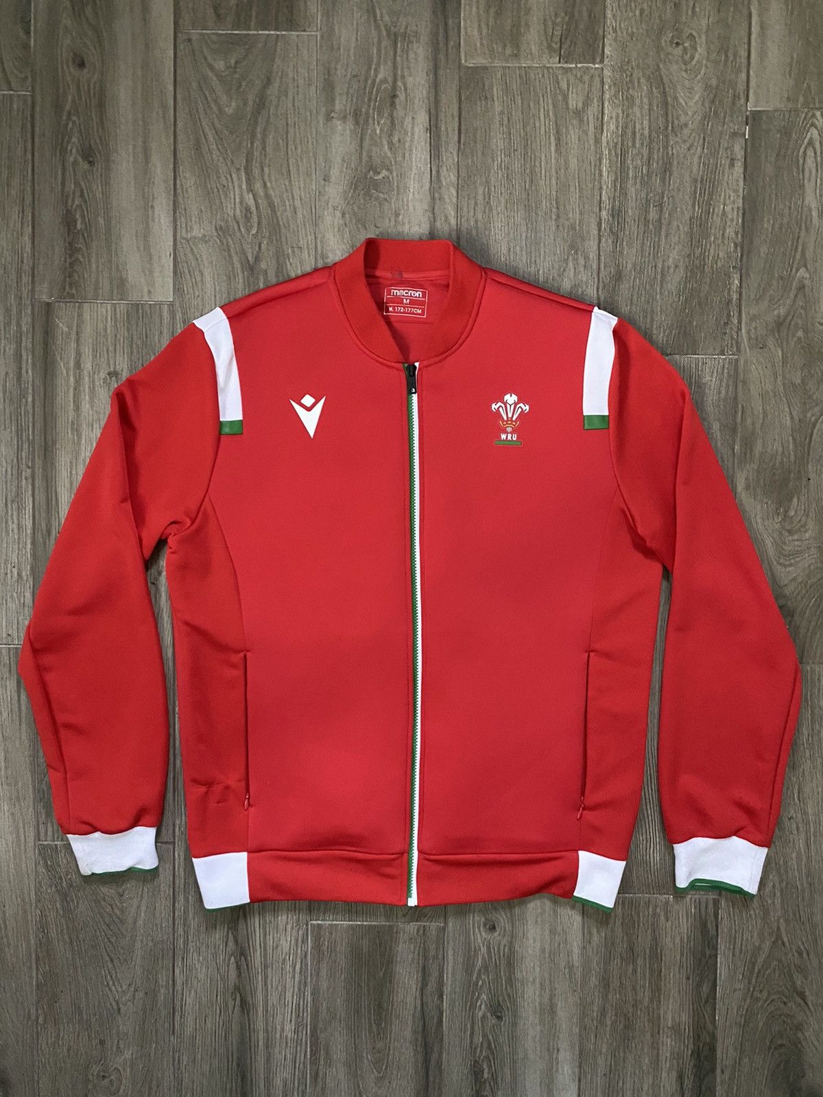 Macron × Vintage Wales Rugby Union National Team Track Jacket | Grailed