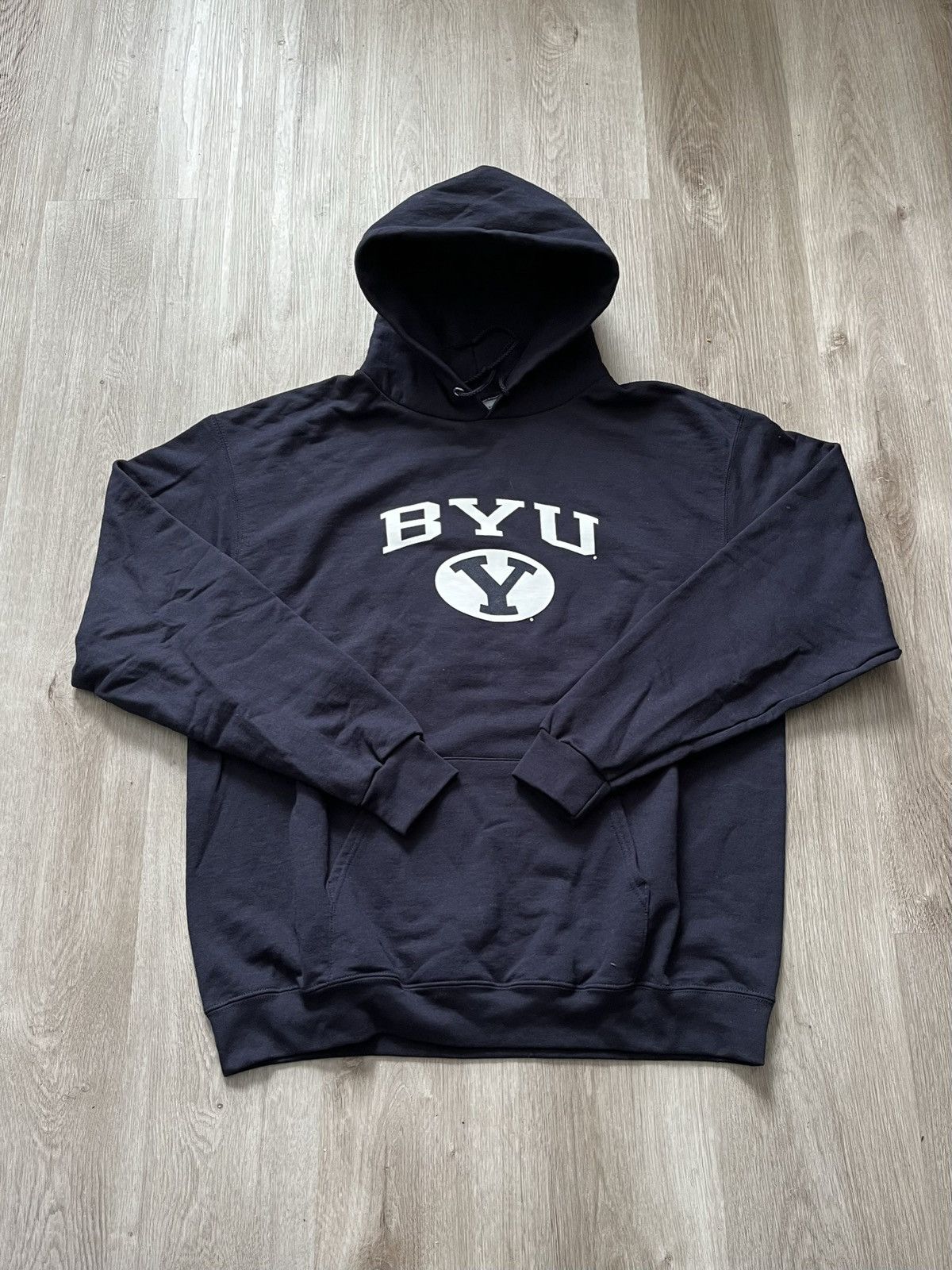 Vintage Vintage Champion BYU University reverse weave hoodie | Grailed