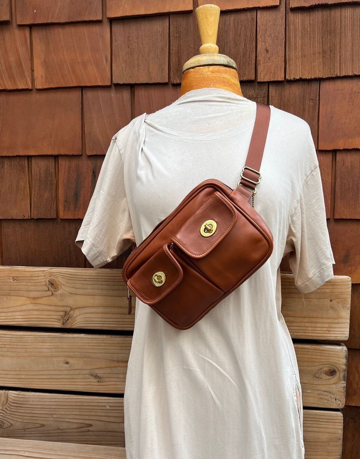 Vintage M/L Rare Vintage Coach Pocket Waist Pack, Fanny pack | Grailed