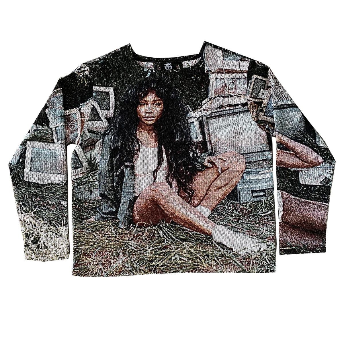 Band Tees × Vintage SZA Ctrl Album Art Crewneck | Grailed