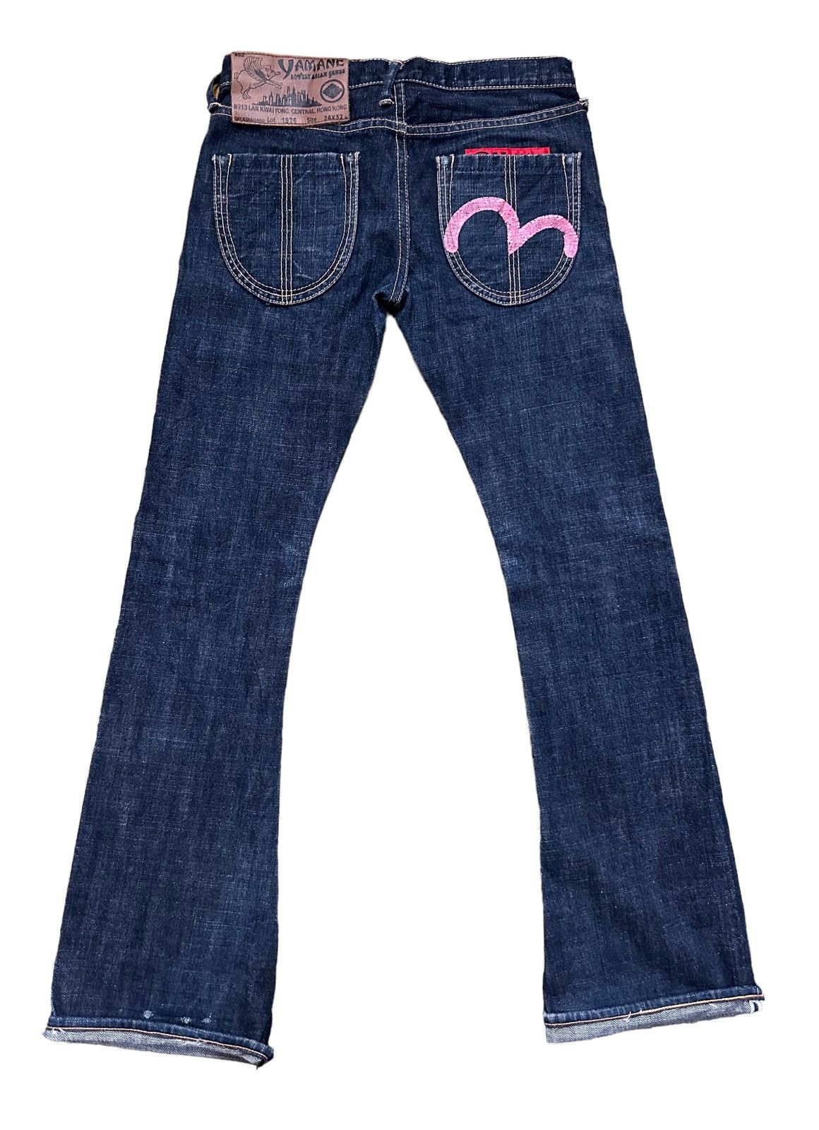 Evisu Evisu By Yamane & Calvin Leong Flare Selvedge Denim Jeans | Grailed