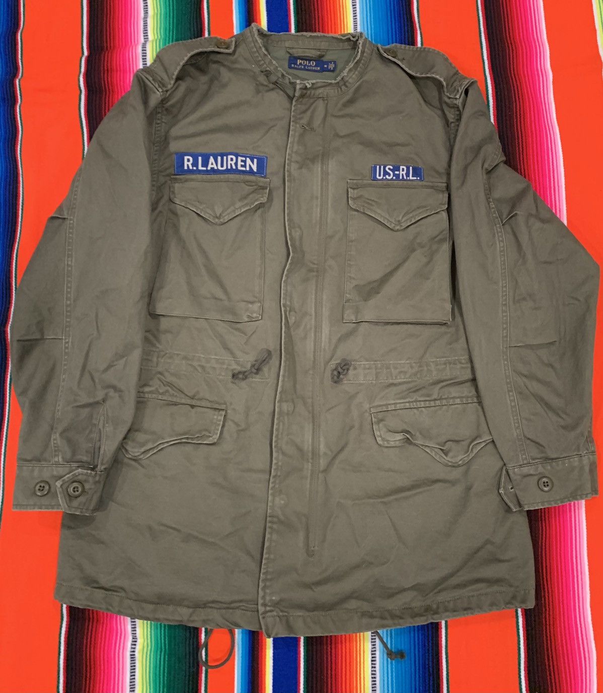 Polo Ralph Lauren × Vintage polo ralph lauren twill cotton field jacket ...