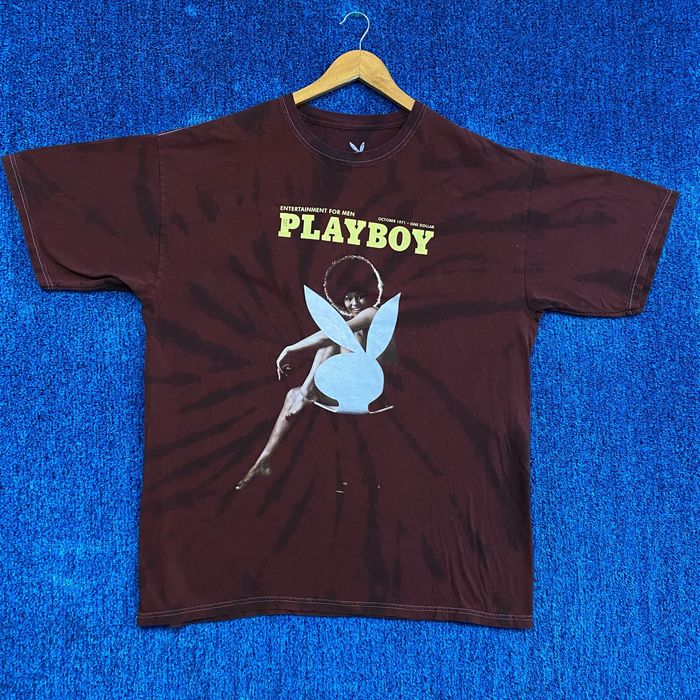 Very Rare Playboy October 1971 Cover Playboy Bunny Tie Dye XL | Grailed