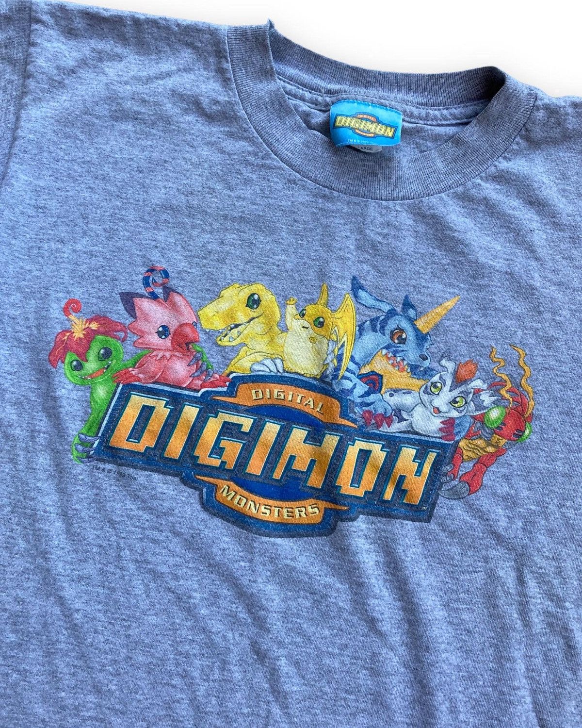Cartoon Network × Japanese Brand × Vintage 1999 Digimon cartoon t ...