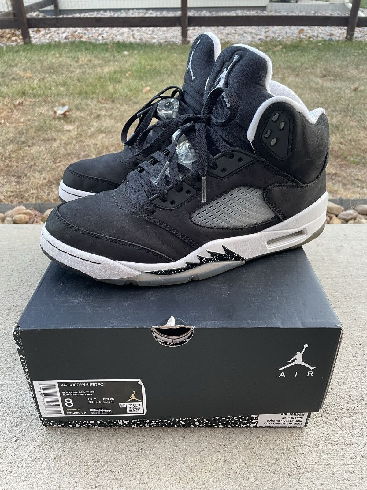 Jordan Brand × Nike Air Jordan 5 Retro ‘Oreo’ 2021 | Grailed