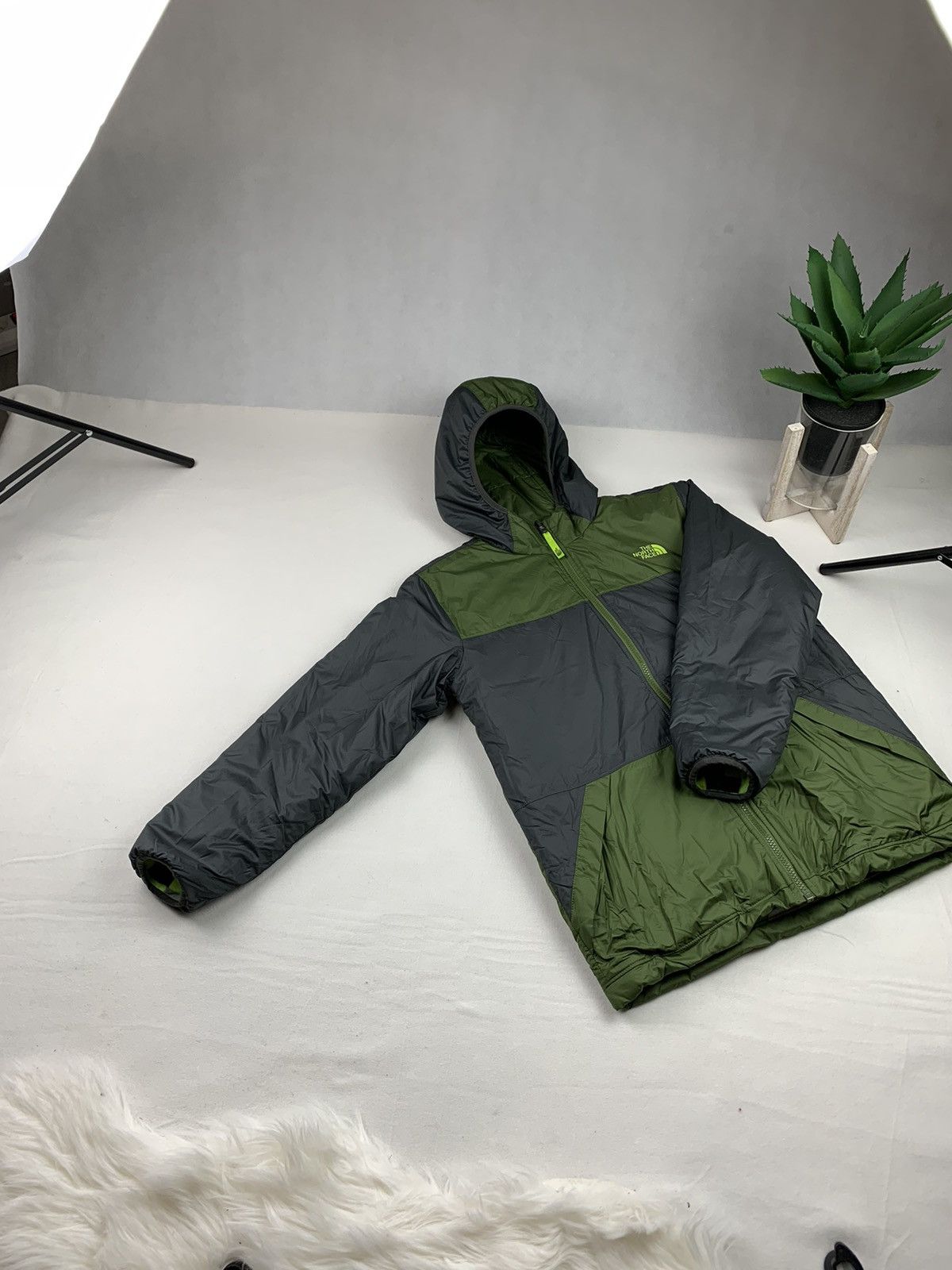 The North Face The North Face Reversible Boys Winter Jacket Minecraft ...
