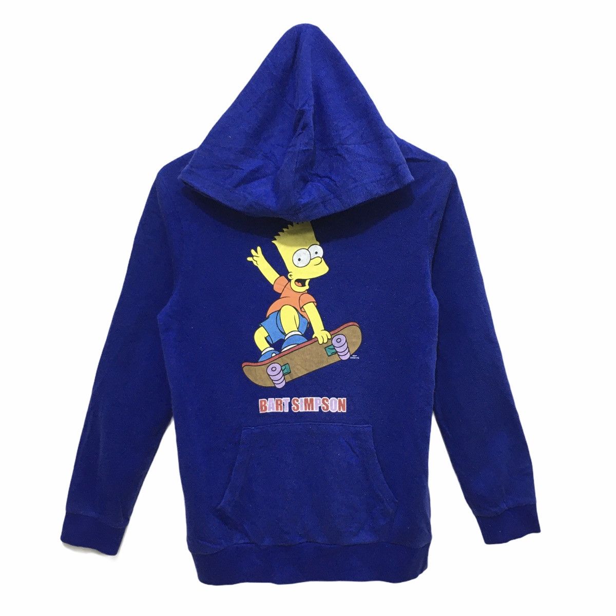 The Simpsons THE SIMPSONS Bart Simpson Hoodie Sweater Big Logo Cartoon ...