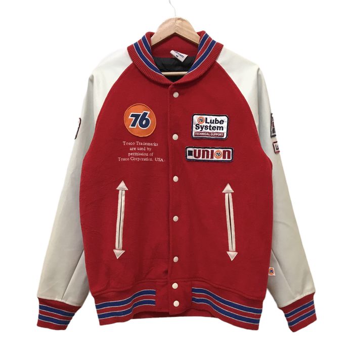 Vintage Vintage Racing Union 76 Lubricants Motor Oil Varsity Jacket ...