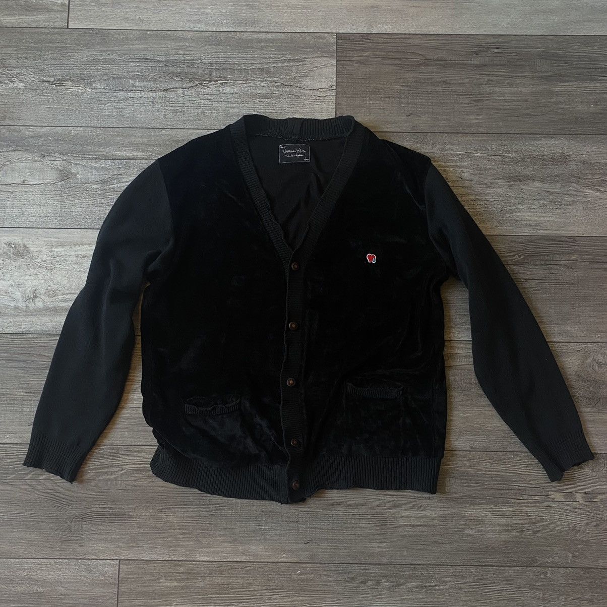 Number (N)ine Number Nine “Touch Me I’m Sick” Velour Cardigan | Grailed