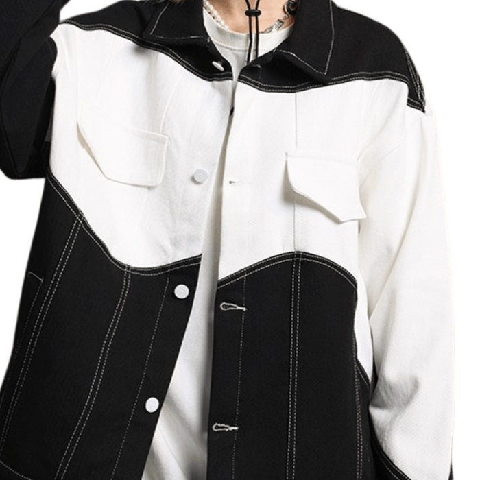 Denim Jacket Two Tone Denim Jacket | Grailed