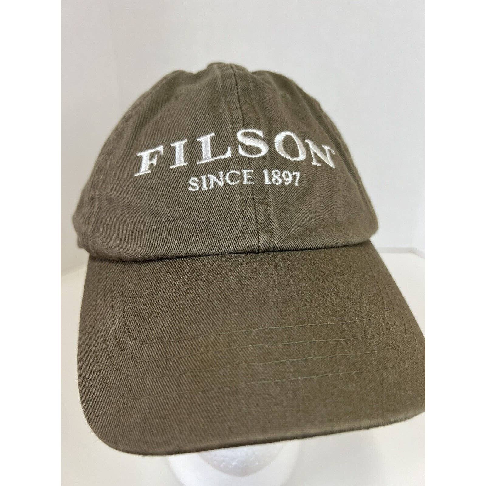 Filson CC Filson Logo Hat Adjustable Olive Hunting Seattle USA | Grailed