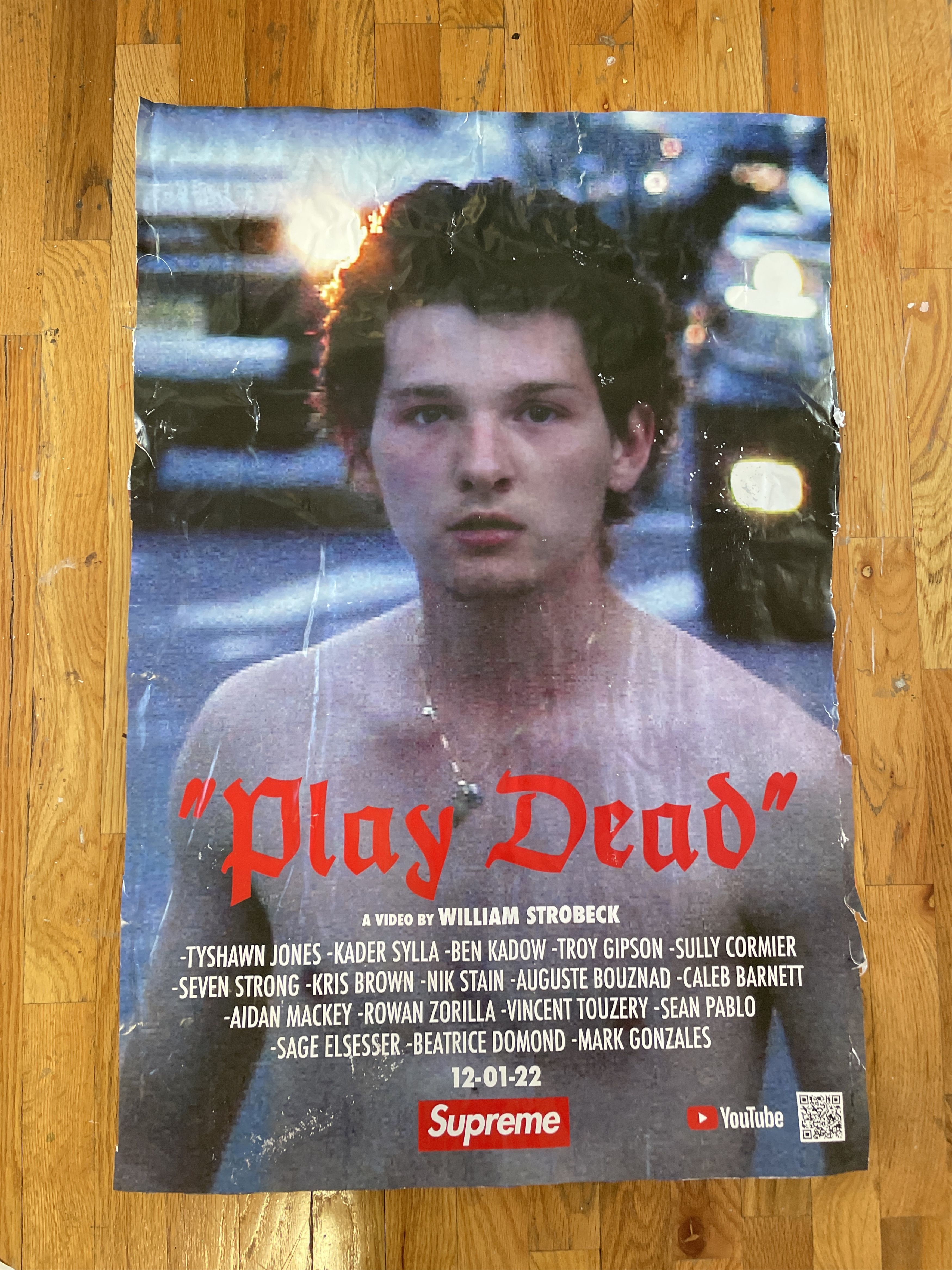 Supreme Play dead poster | Grailed