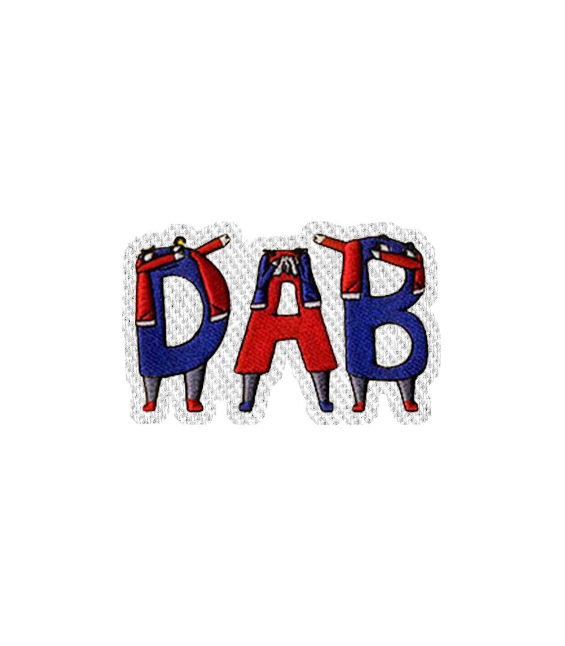 Custom × Handmade × Streetwear CRW DAB Caption Alphabet iron on patch ...