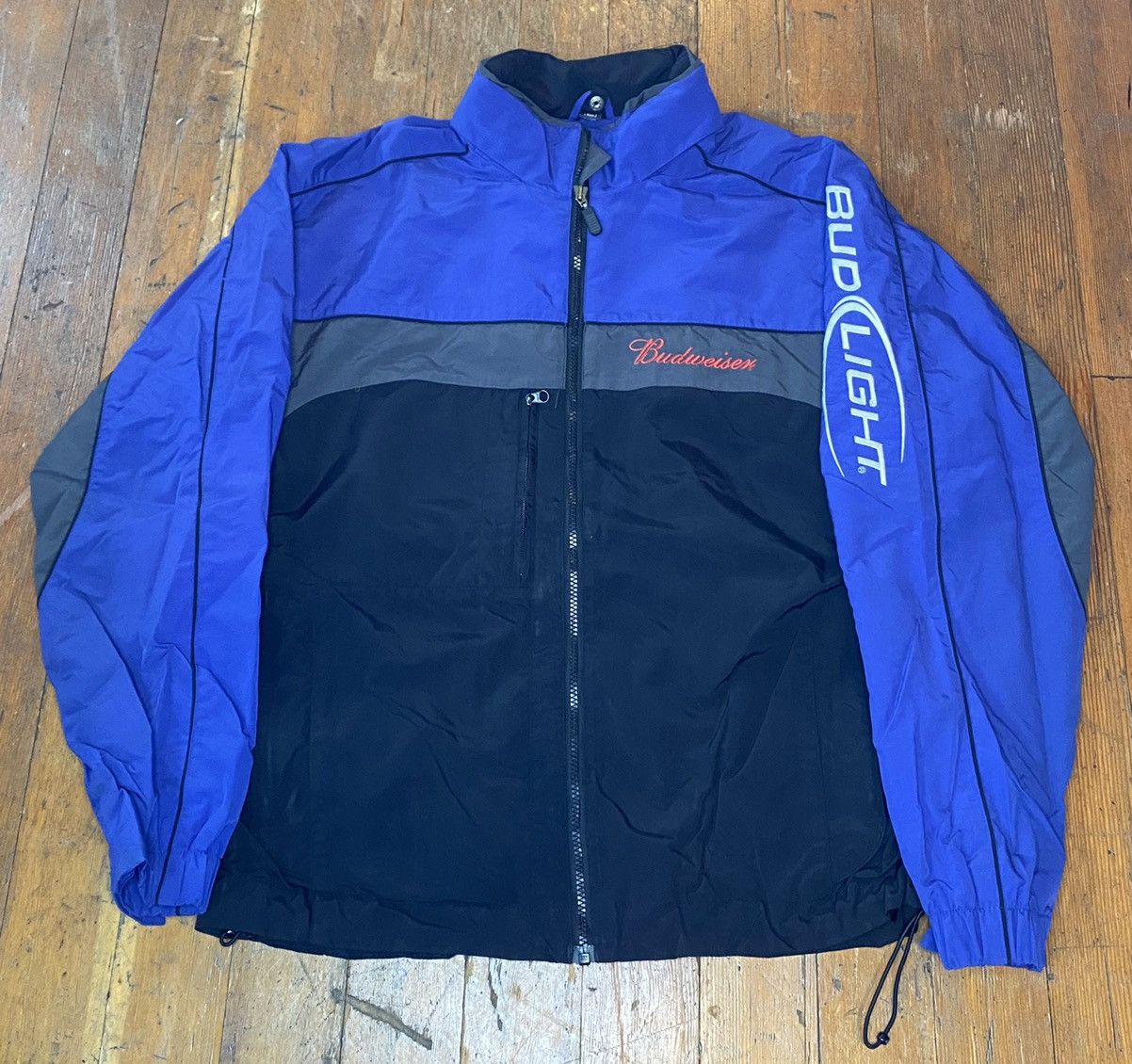 Budweiser × Streetwear × Vintage 1990’s Budweiser Bud Light Jacket ...