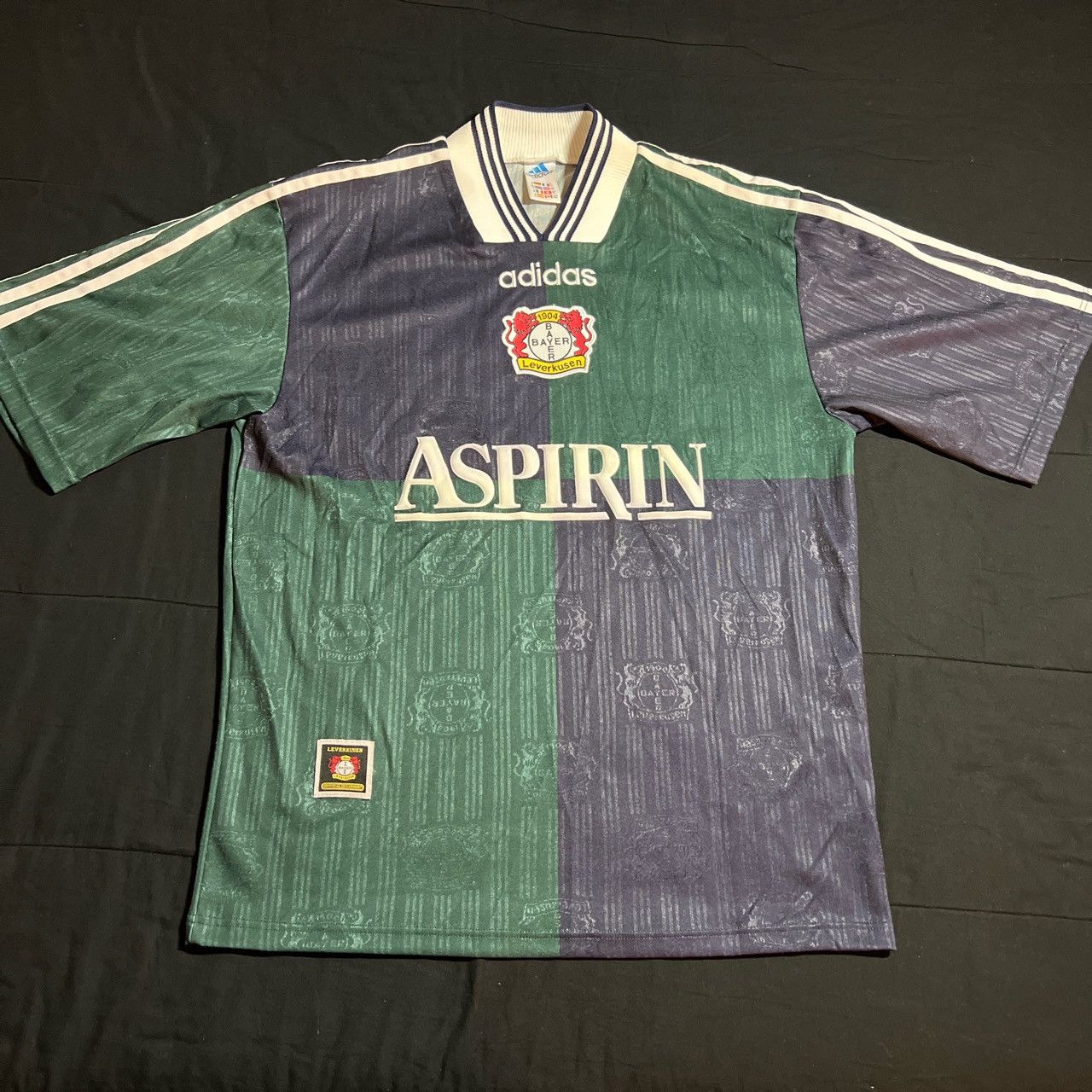Adidas × Vintage Bayer Leverkusen 1997-1999 Away Jersey | Grailed