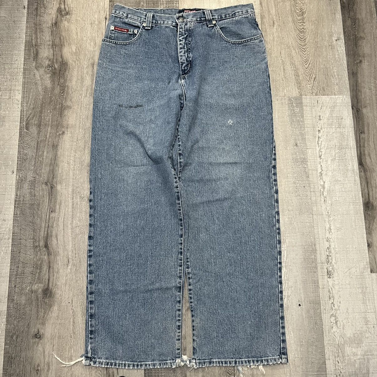 Vintage VTG Quicksilver QuikJean 90s Baggy Blue Wide Skater Jeans | Grailed