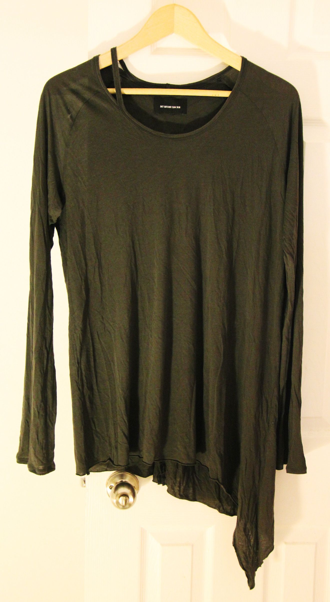 Diet Butcher Slim Skin DBSS Assymetric Shirt | Grailed