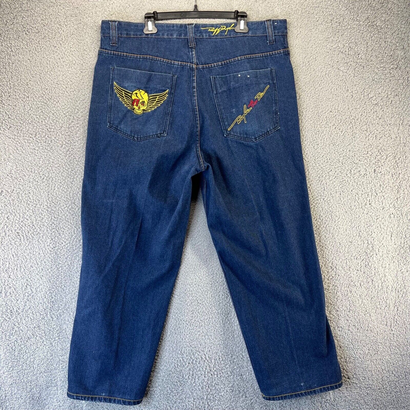 Vintage Vintage Ruff Ryders DMX Jeans Adult 40 Blue Denim Cotton Fits ...