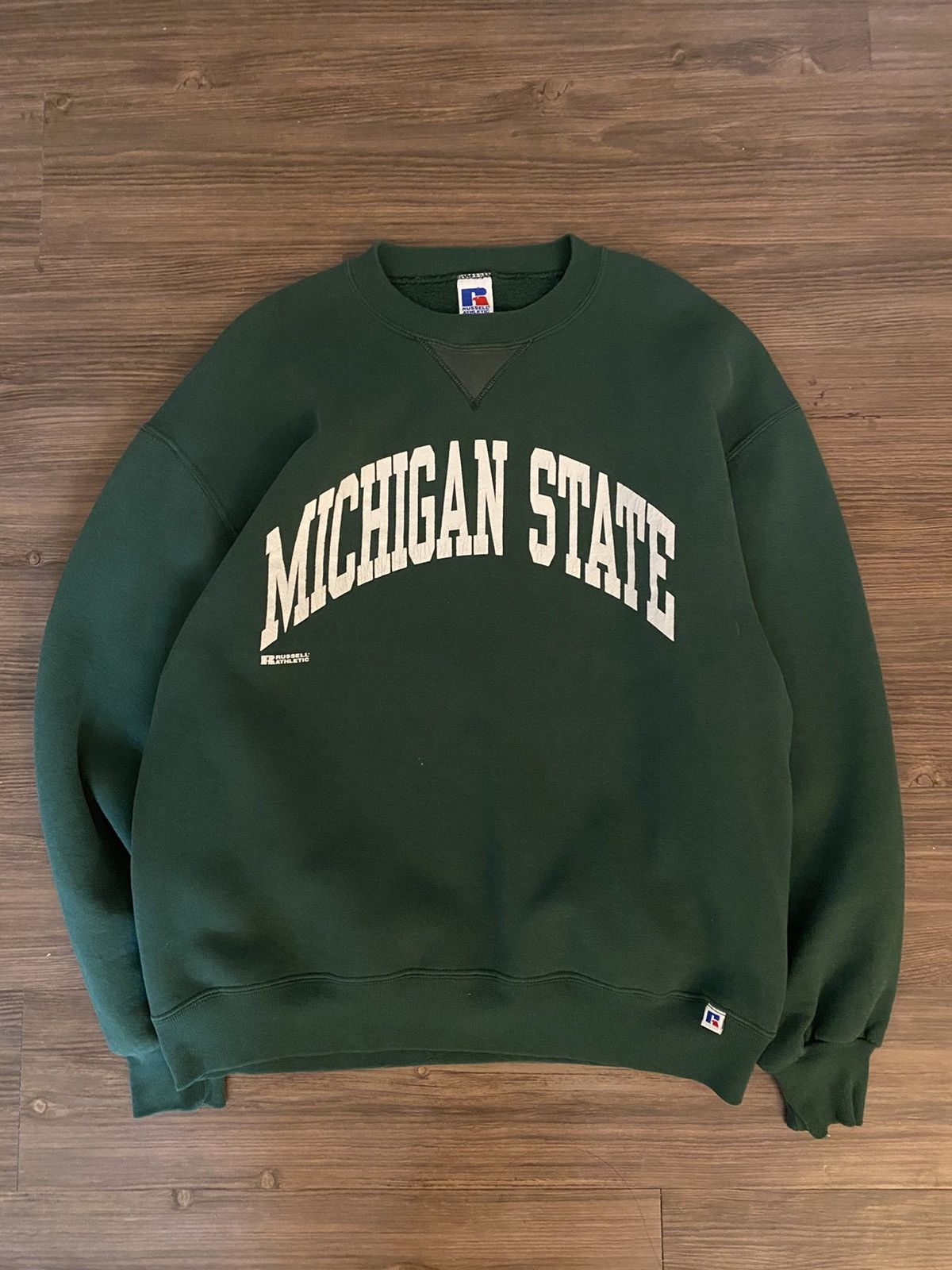 Vintage Russell Athletic Michigan State 90’s Crewneck | Grailed