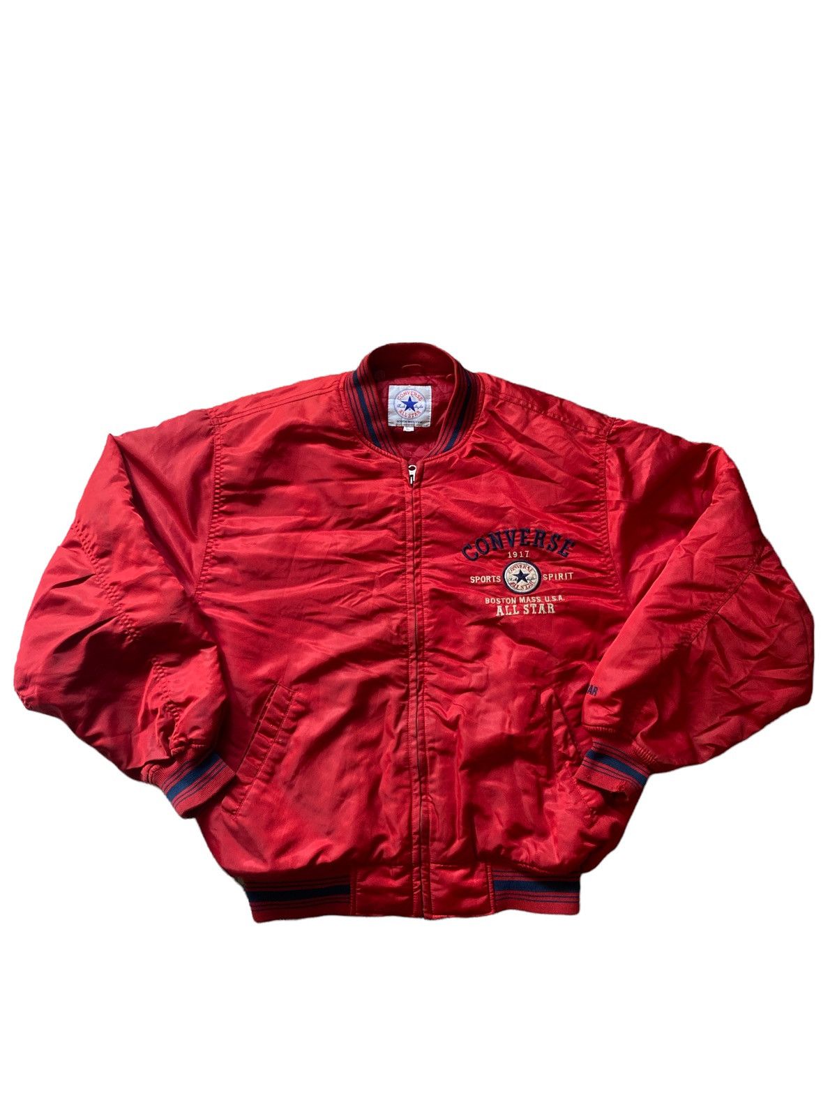 Vintage Vintage Converse Chuck Taylor Embroidered Logo Bomber Jacket ...