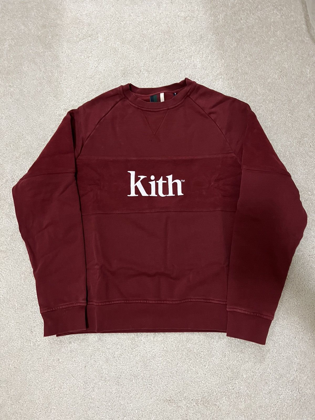 Kith M Kith Essentials Logo Crewneck | Grailed