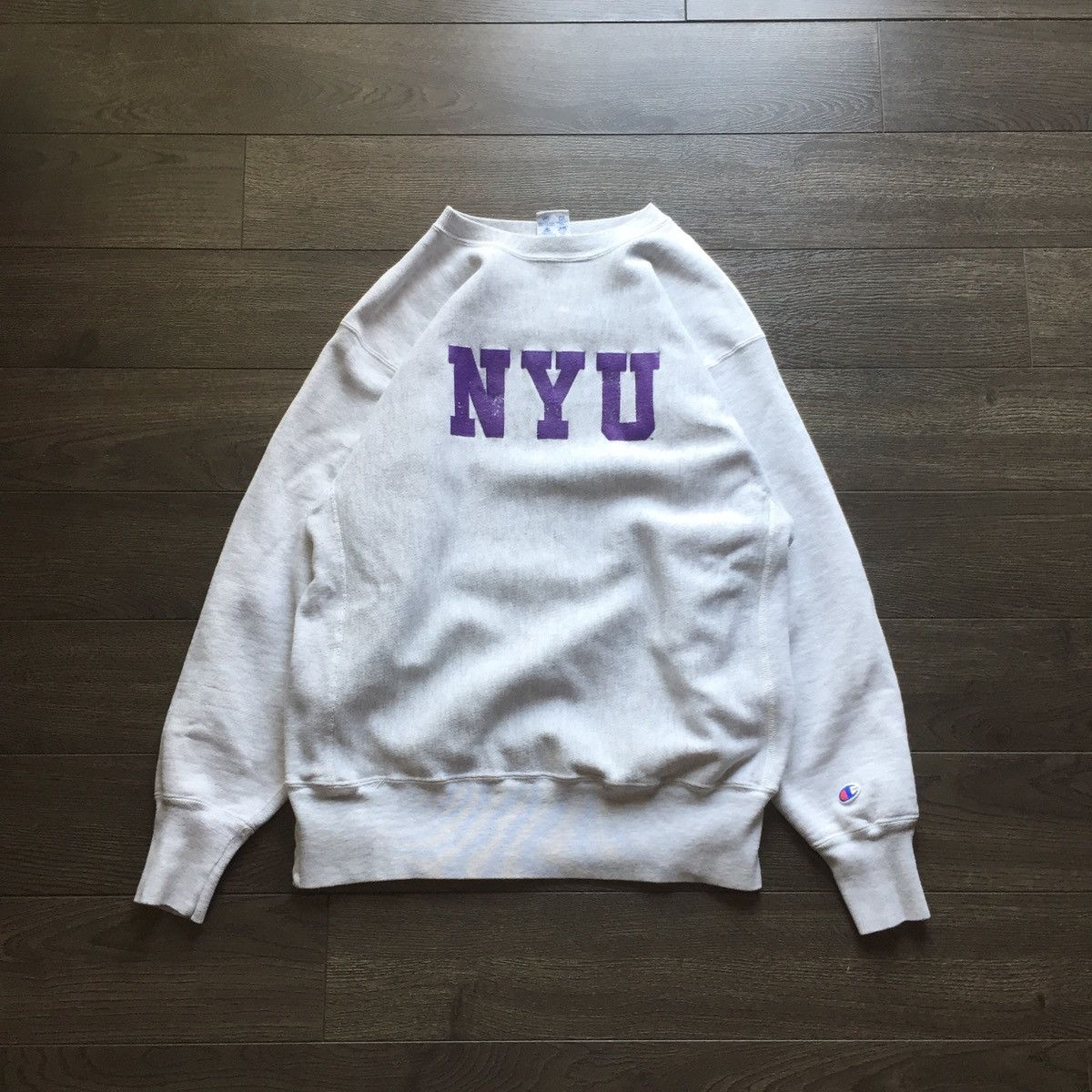 American College × Champion × Vintage Vintage 90s New York NYU Champion ...