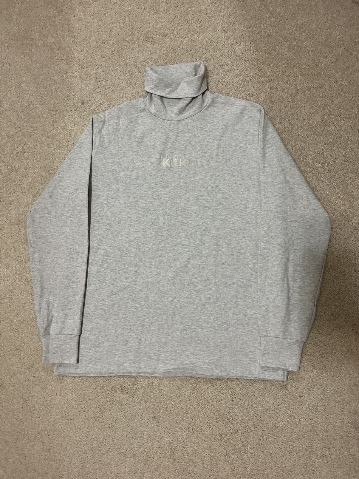 Kith M Kith Mock Logo Turtleneck Pullover | Grailed
