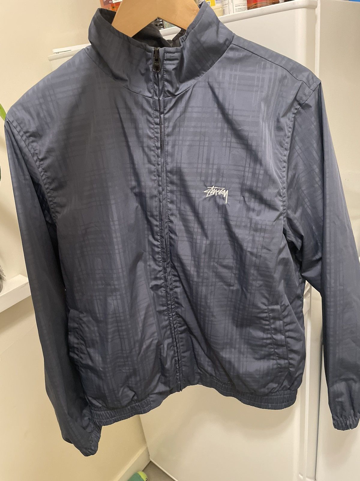 Stussy Stussy Embroidered Blue Windbreaker Jacket | Grailed