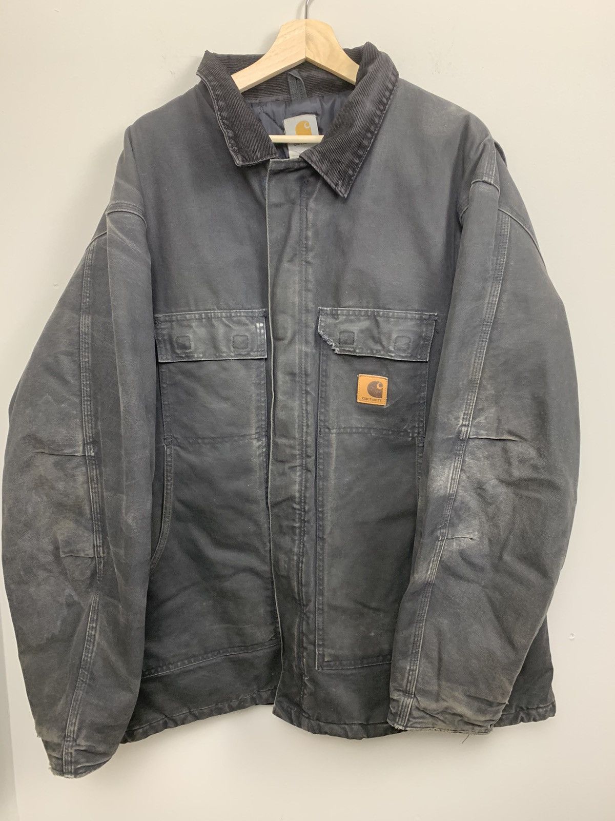 Vintage Carhartt Distressed Chore Jacket | Grailed
