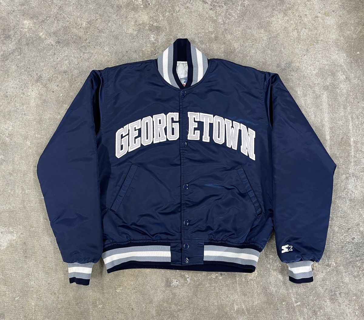 Starter × Vintage Vintage 80’s Georgetown Starter Satin Jacket | Grailed
