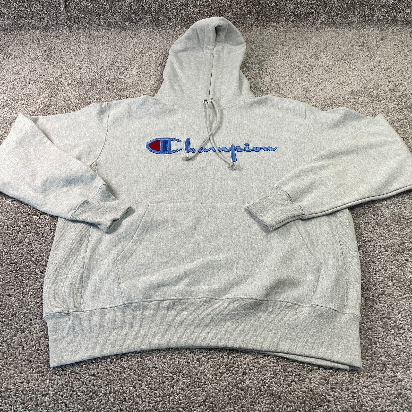 Champion Vintage Champion Sweater Adult Large Reverse Weave Logo Hoodie ...