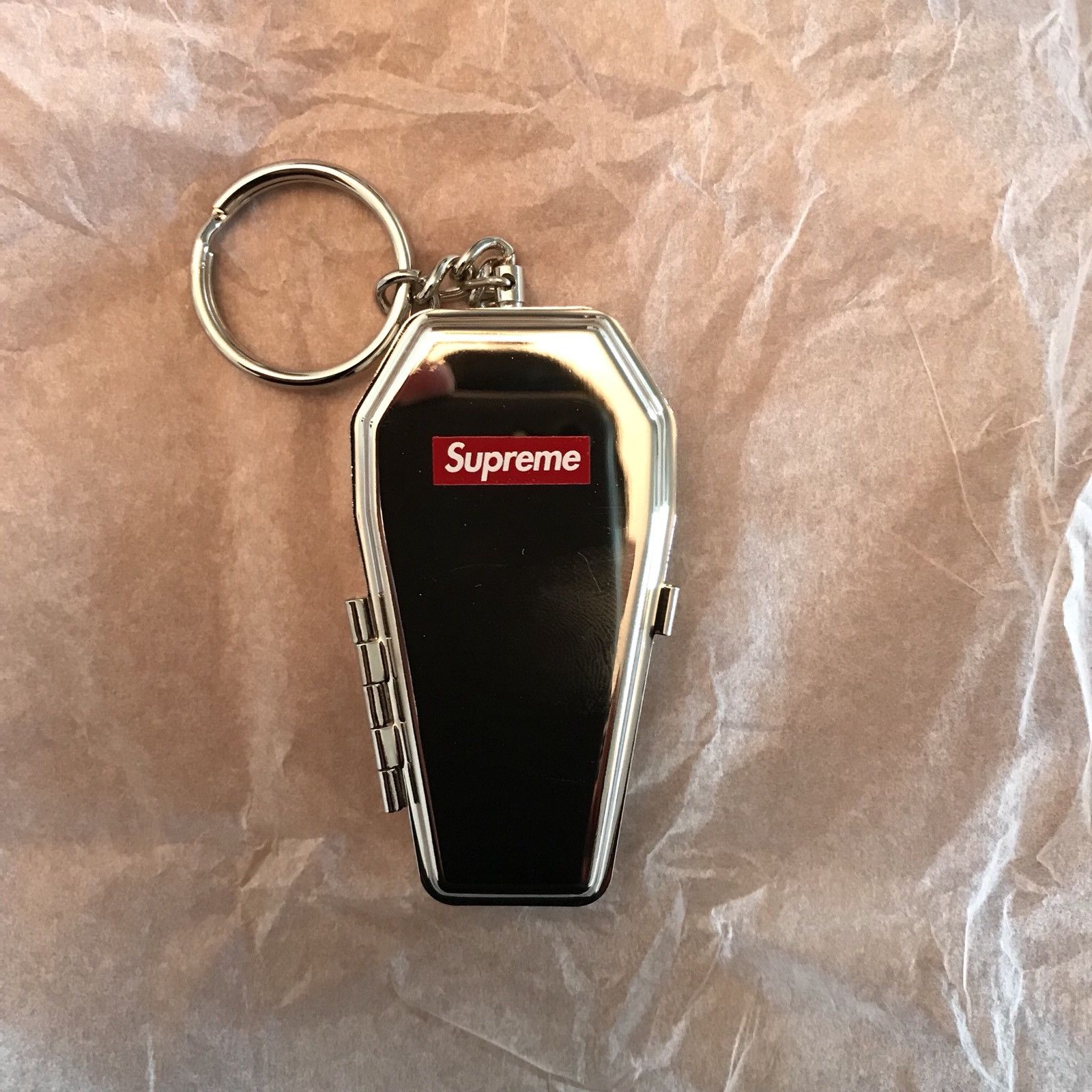 Supreme Coffin Keychain | Grailed