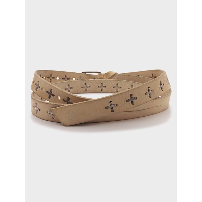 Ma+ Silver Cross Staple Belt | Grailed