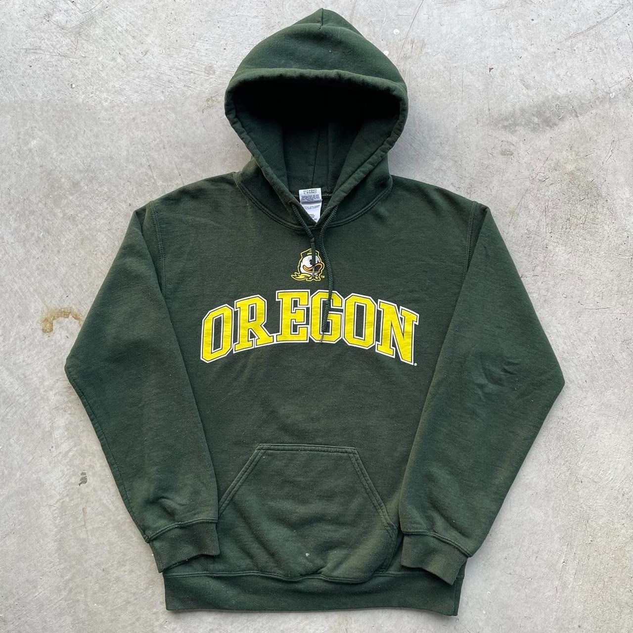 Vintage Forest Green University Of Oregon Hoodie | Grailed