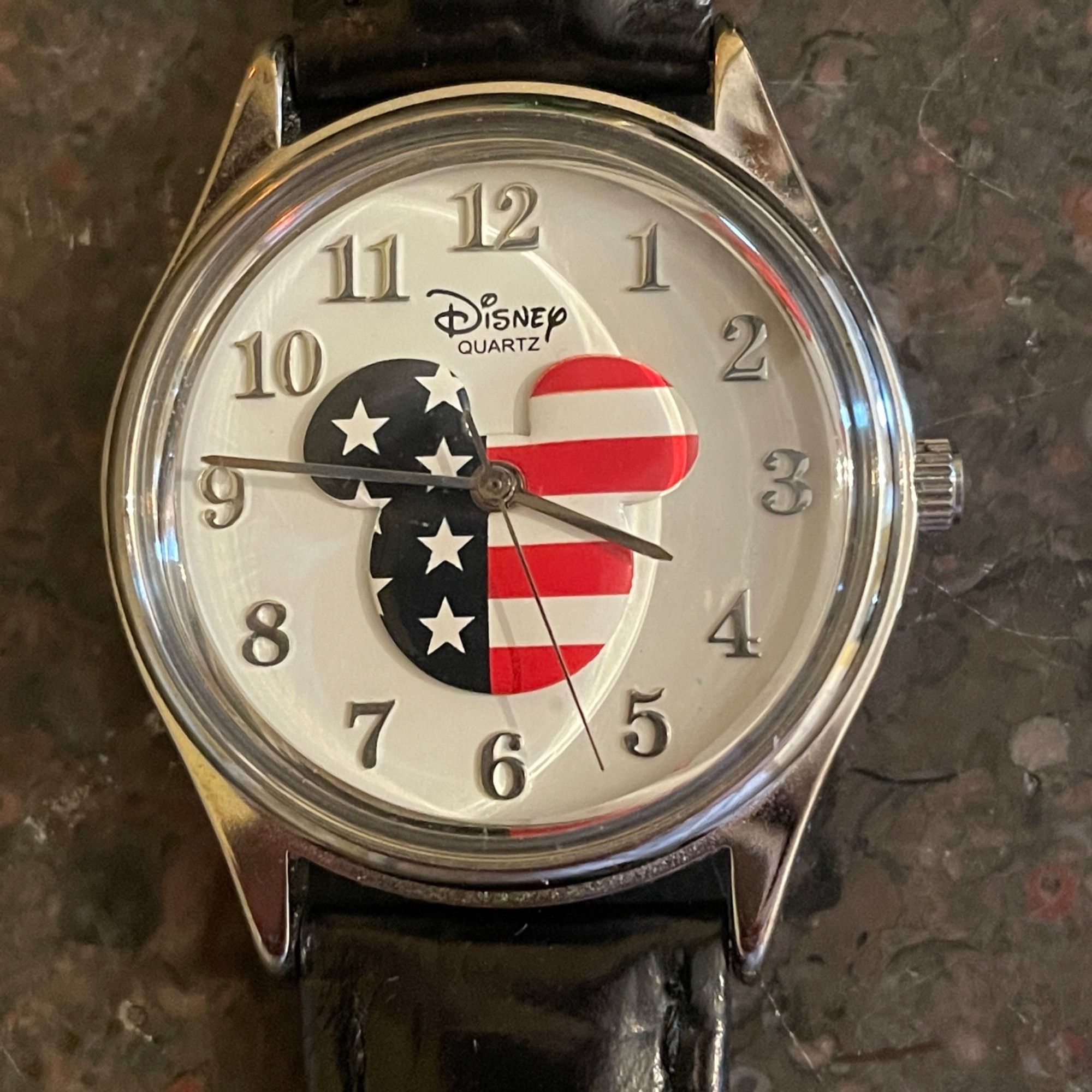 Disney Retired Rare Disney Quartz Patriotic Mickey Authentic Origin ...
