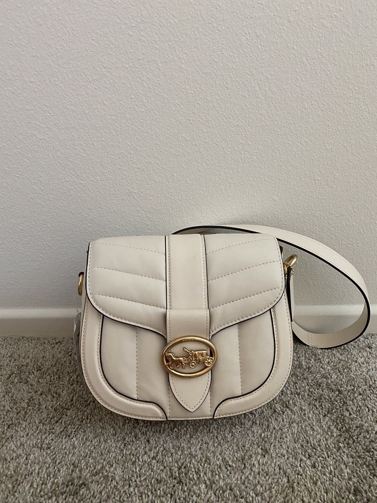 Coach Coach Puffy Georgie Saddle Bag With Quilting | Grailed