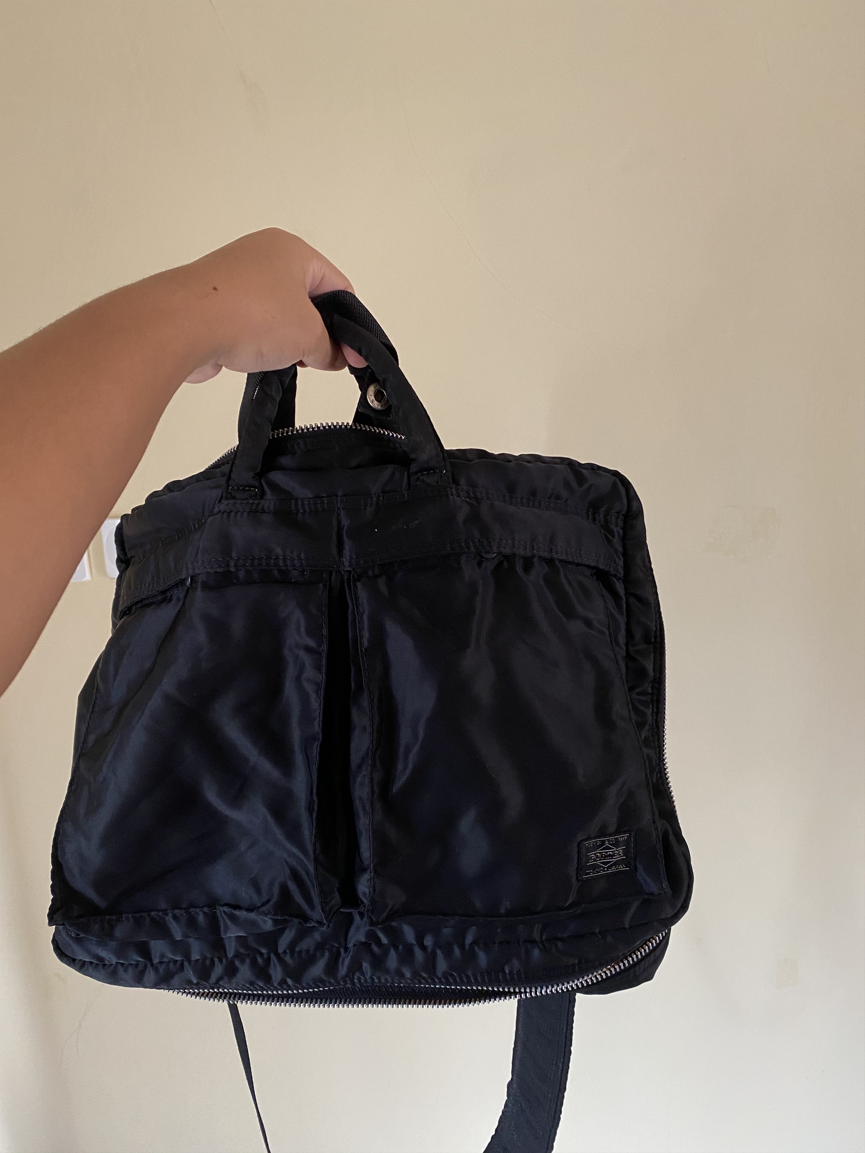 Head Porter × Japanese Brand × Porter Porter 3 way tanker bag nylon medium to large made in ...