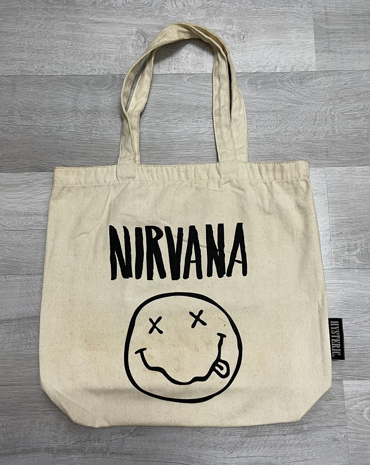 Nirvana hysteric glamour X nirvana tote bag shoulder bag | Grailed