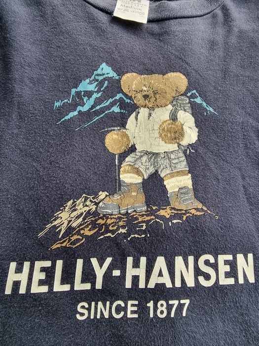 Vintage Vintage helly hansen bear t shirt | Grailed